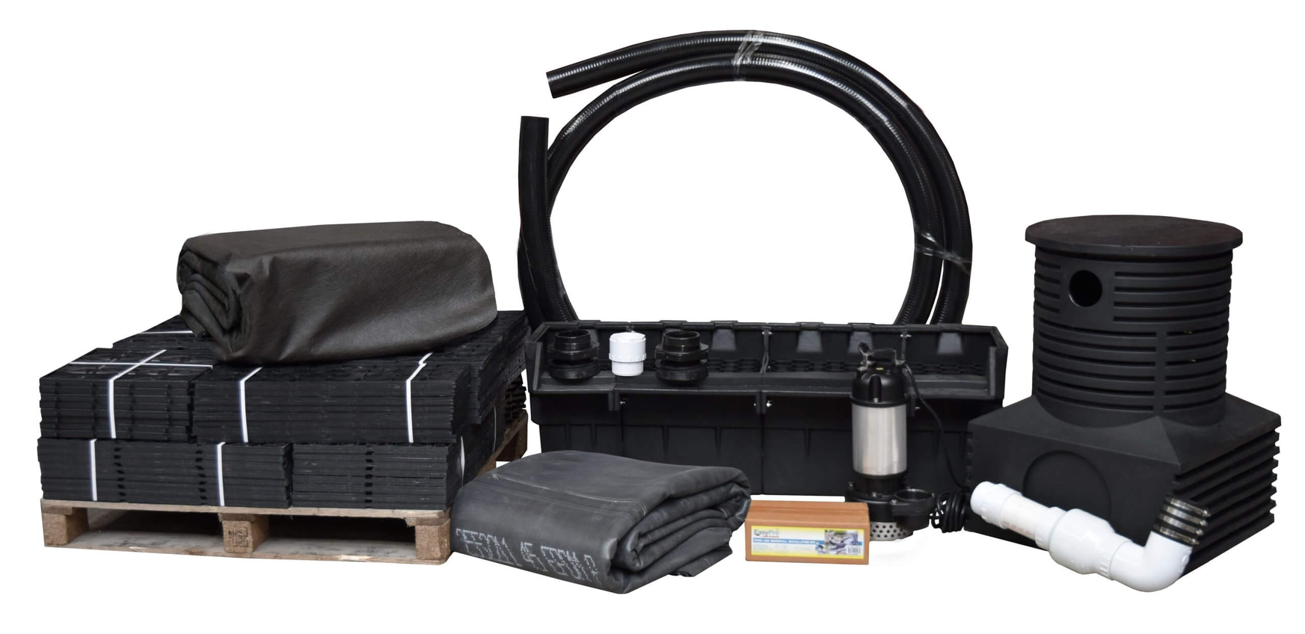 JAF3HSC Pro-Series™ Just-A-Falls™ Kit – 50″ Spillway (22′ Stream) With ...